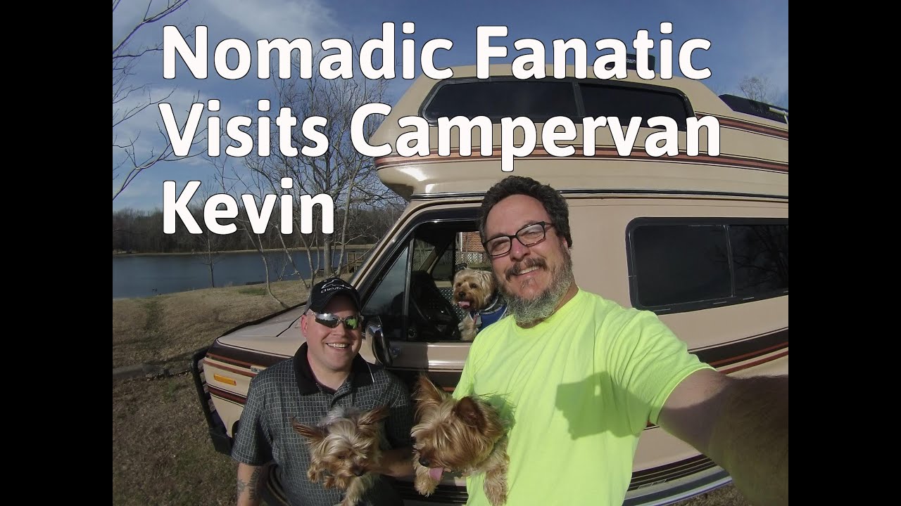 Nomadic Fanatic Visits CamperVan Kevin - YouTube