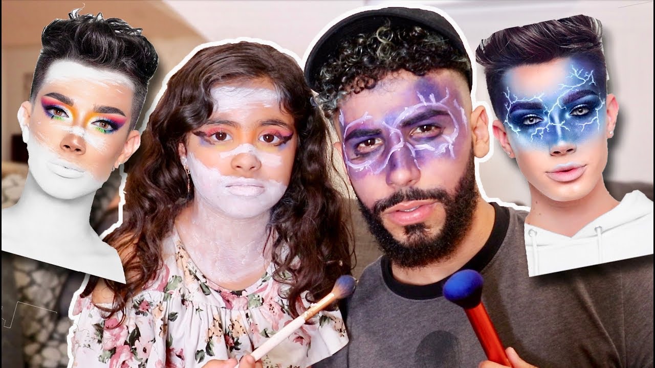 We Followed A James Charles Makeup Tutorial.. (SHOCKING RESULTS) - YouTube