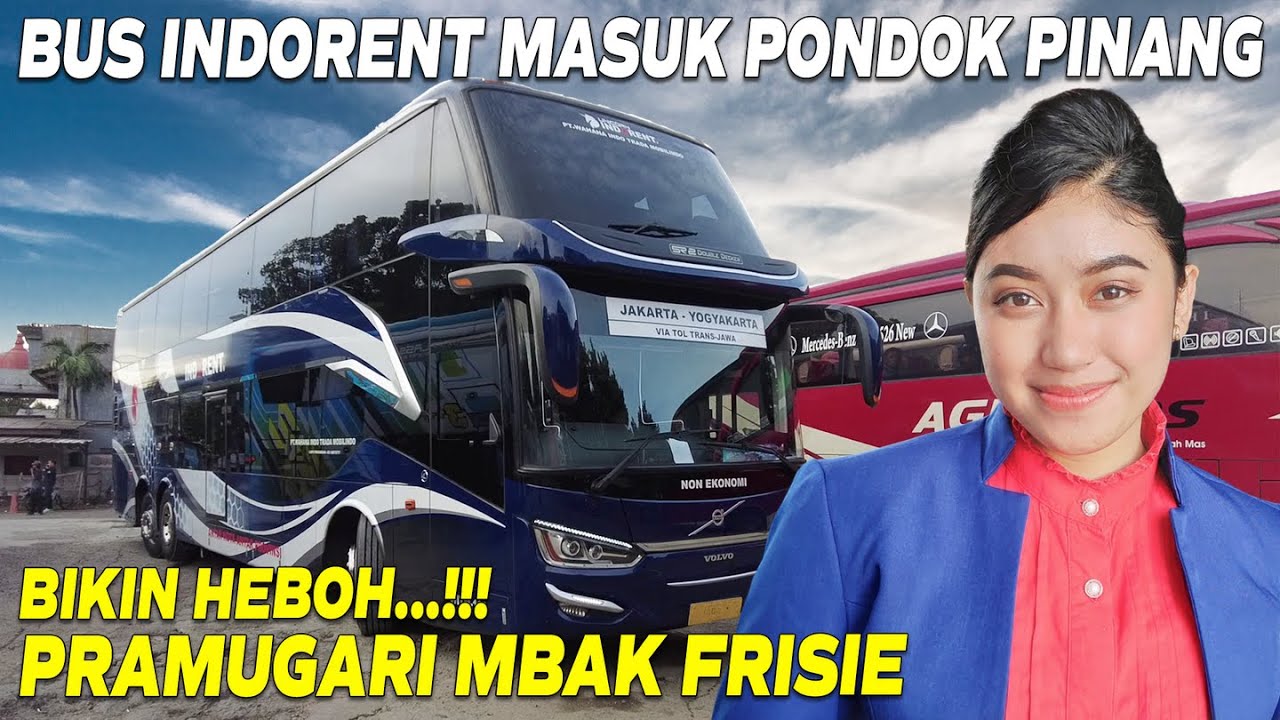PRAMUGARI BIKIN HEBOH...!!! BUS UNICORN INDORENT DI PONDOK PINANG - YouTube