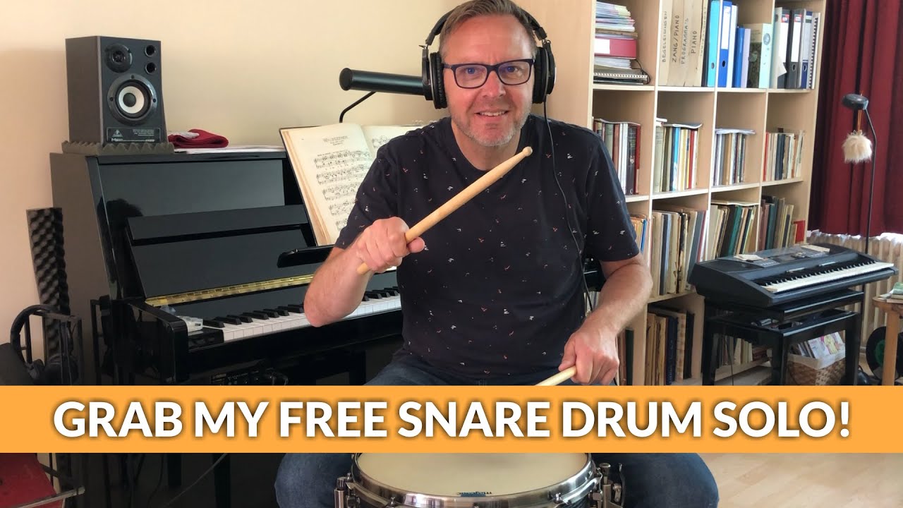 Free Cool Pop Snare Solo | As It Was | Dirkjan van Groningen - YouTube