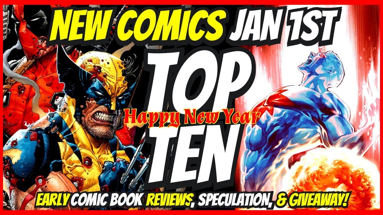 Top 10 New Comic Books January 1st 2025 🔥 Reviews, Covers, & Giveaway 🔥 ...