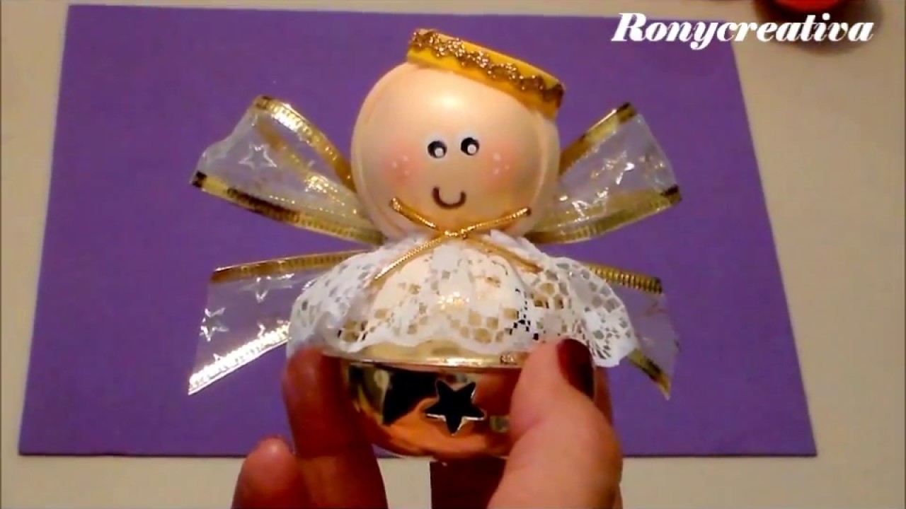 Cómo hacer angelitos para Bautizo y Primera Comunión - YouTube