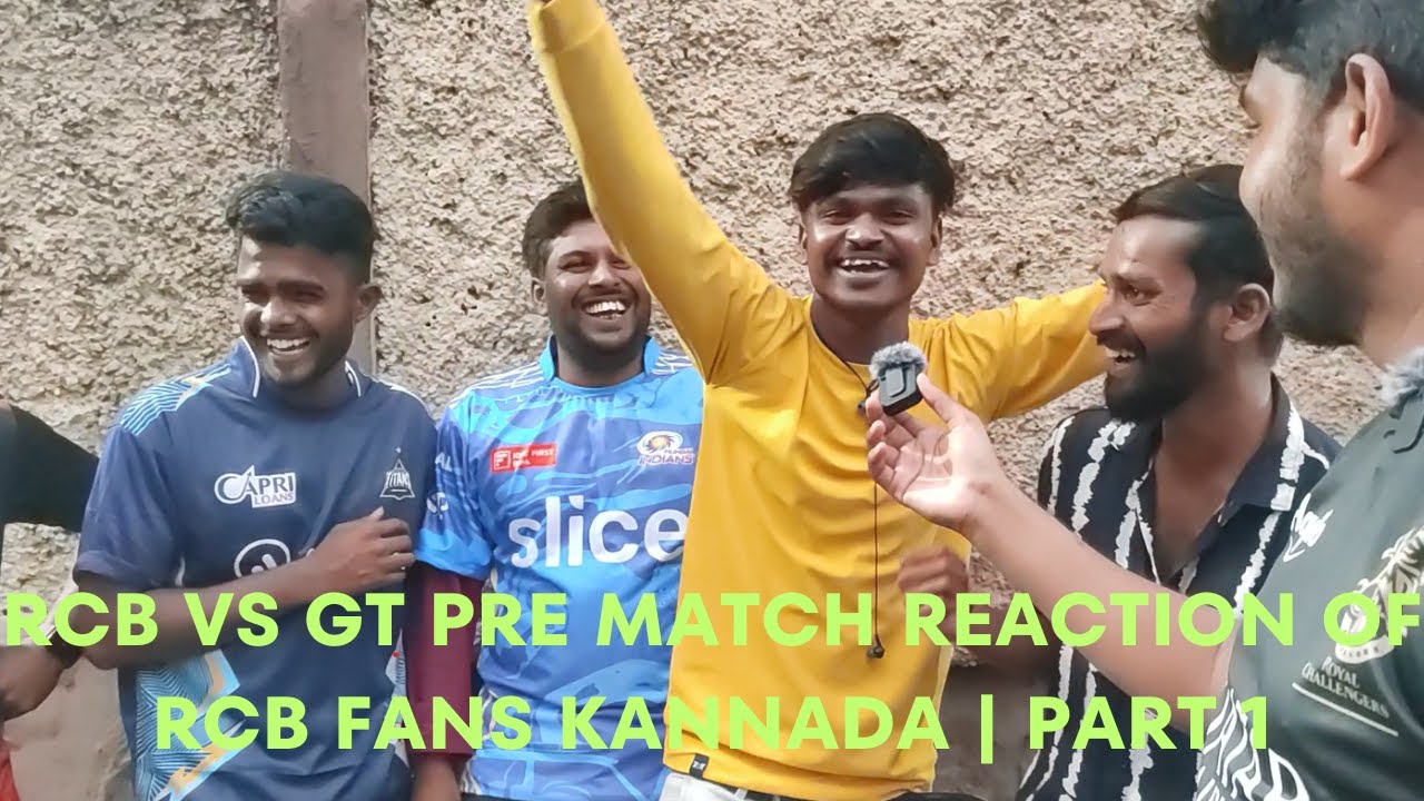 RCB vs GT Pre Match reaction of RCB fans kannada | PART 1 | Mix Masala ...