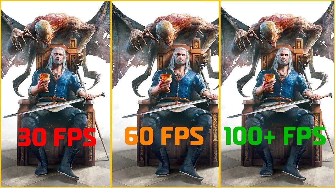 30FPS vs 60 FPS vs 100+ FPS - YouTube