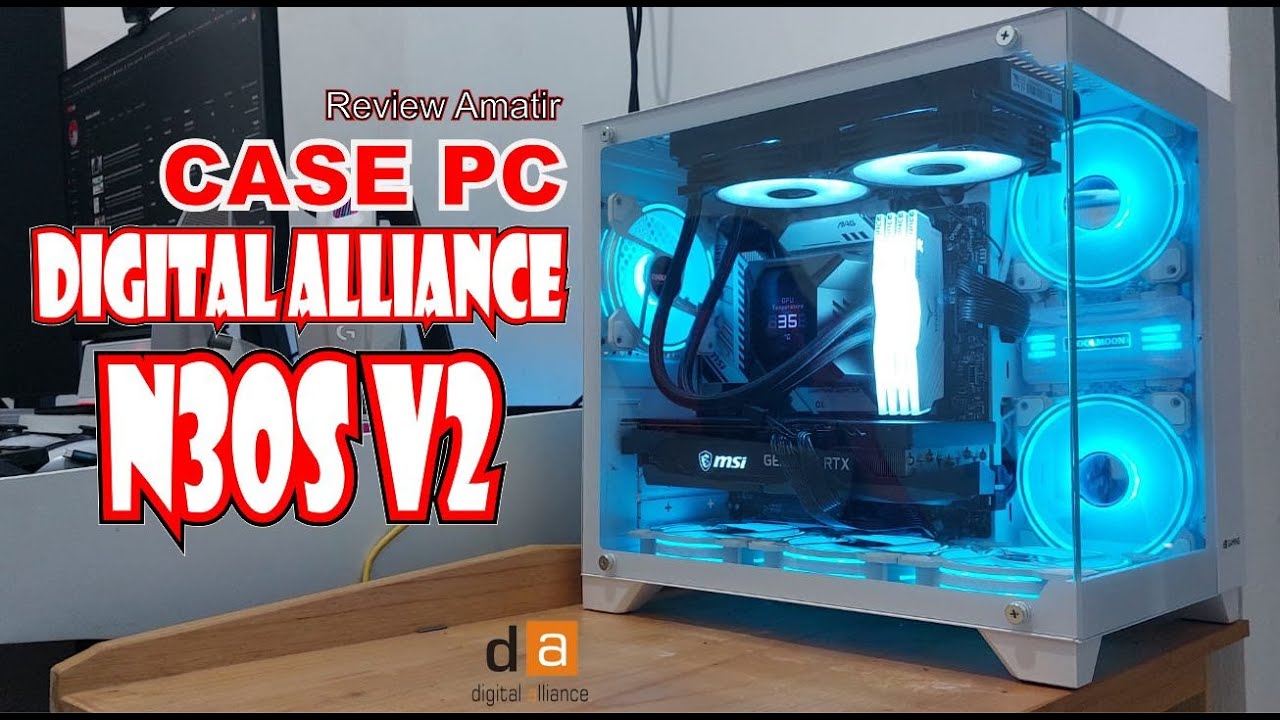 Unboxing & Review Amatir Case/Casing PC Digital Alliance N30S v2 - YouTube