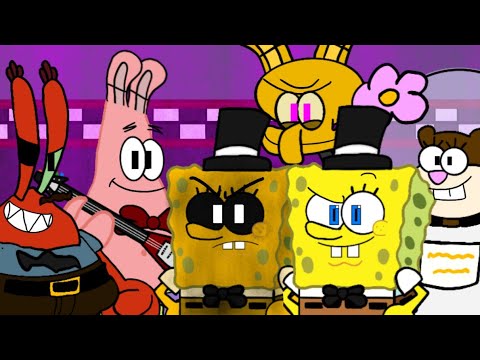 Five Nights At SpongeBob's Music Animation (FNAF ANIMATION) - YouTube
