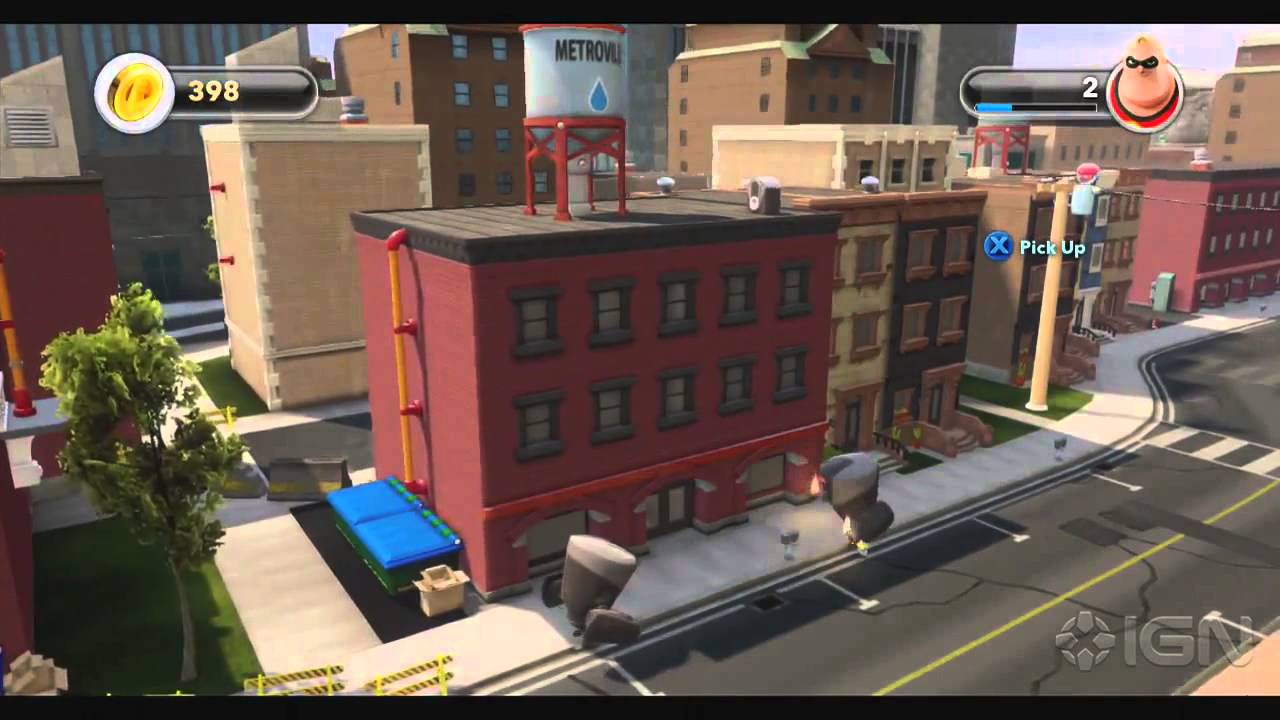 Disney Infinity Walkthrough - The Incredibles: Damage Assessment - YouTube