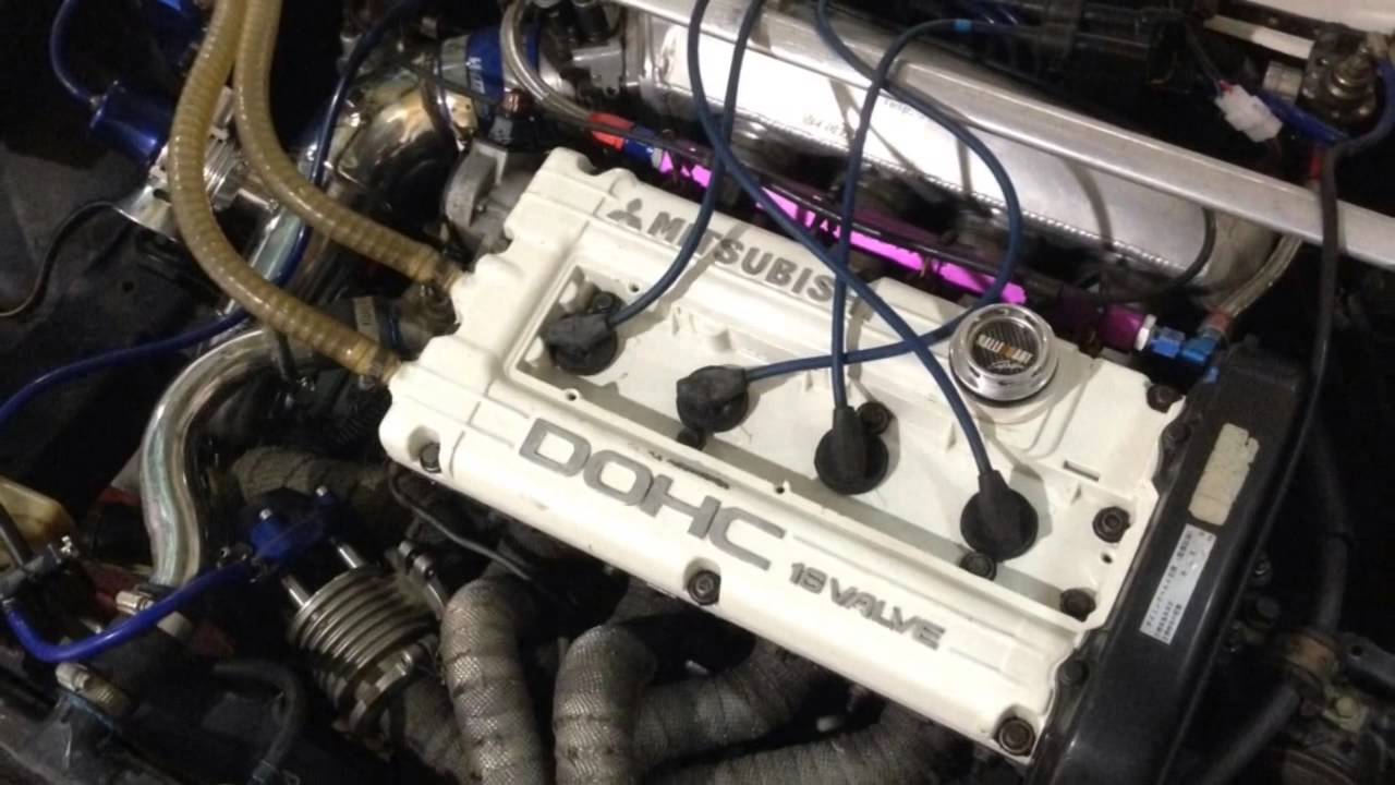 Dyno tune Haltech PS1000 - Mitsubishi Lancer CB5 4G63T AWD - YouTube