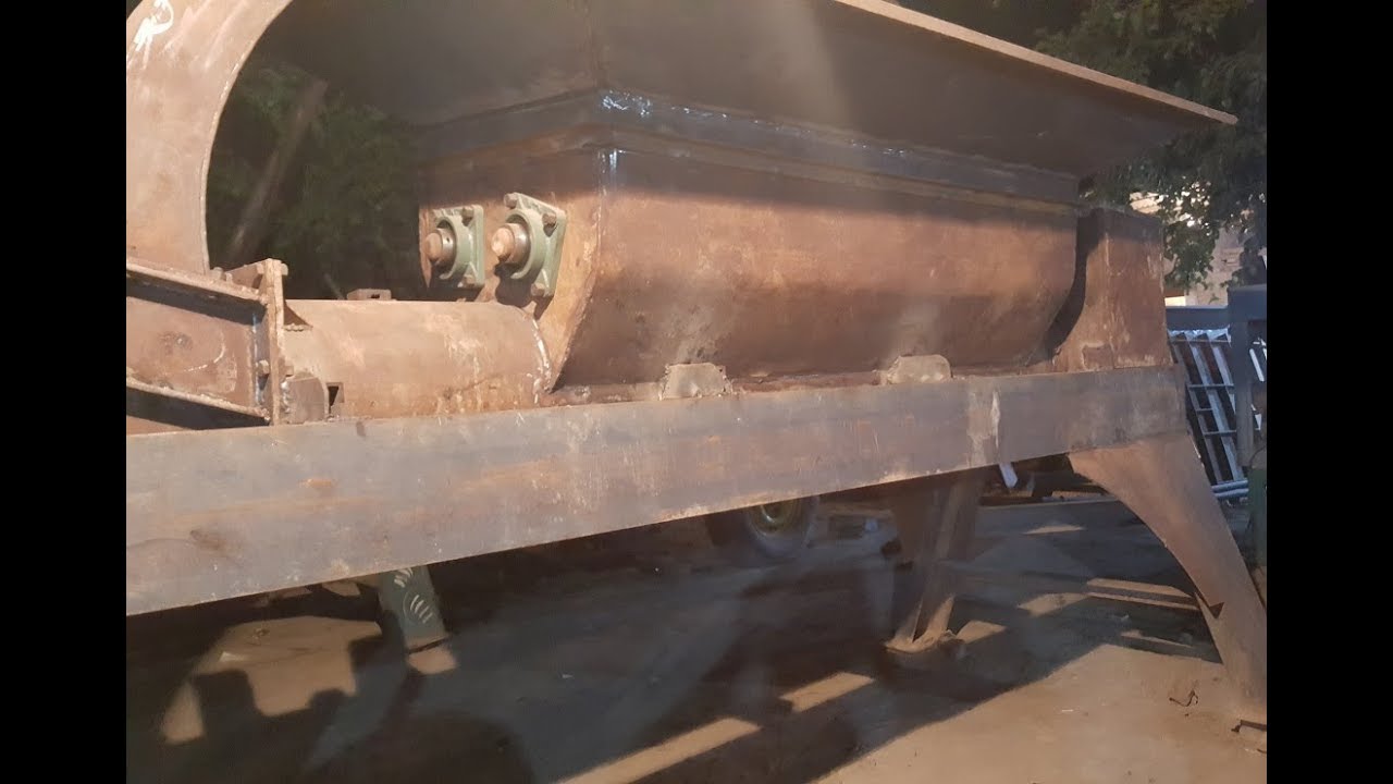 clay brick machine with bigger sized hopper view in workshop after ...