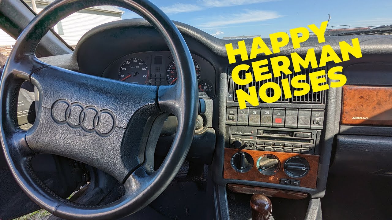 Seller said IT NEEDS A NEW KNOB...Audi 80 Cabriolet Radio Fixed! A6 is ...