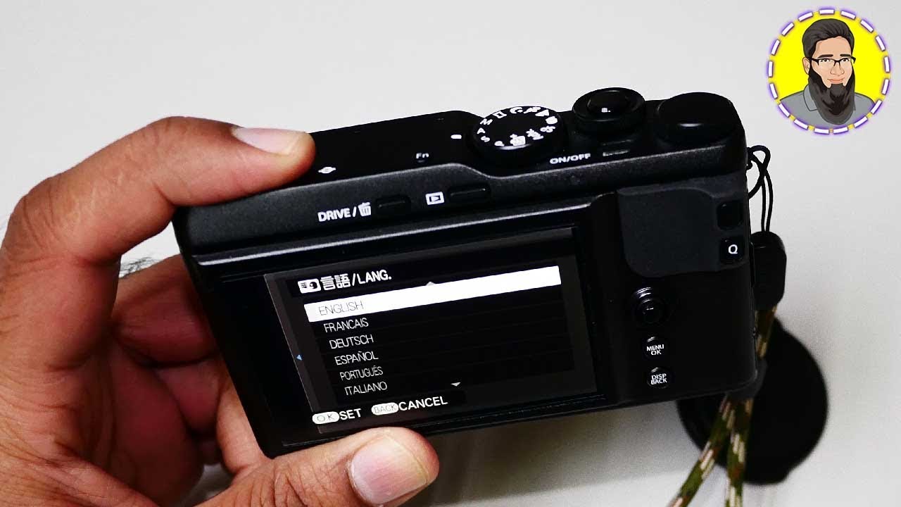 Language Setting: FujiFilm XF10/X-A7/X-PRO3 Tips - YouTube