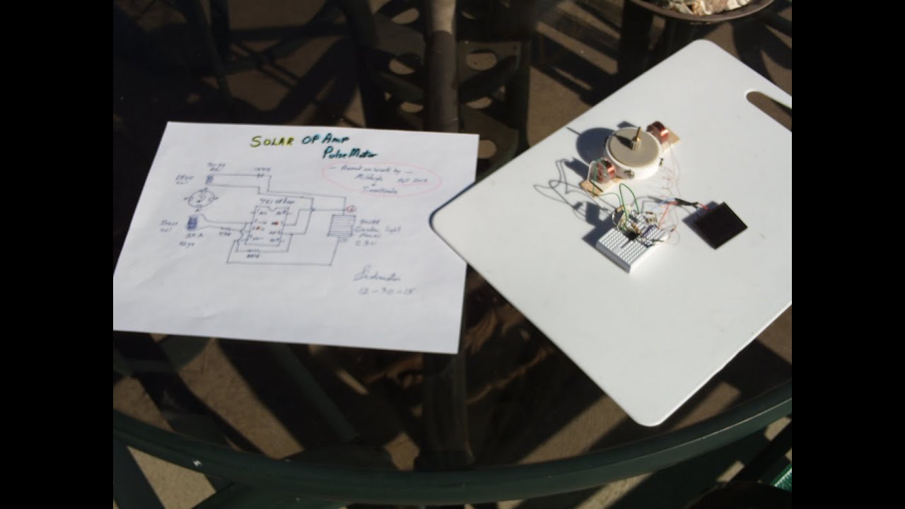 Solar Op Amp - Pulse Motor - YouTube