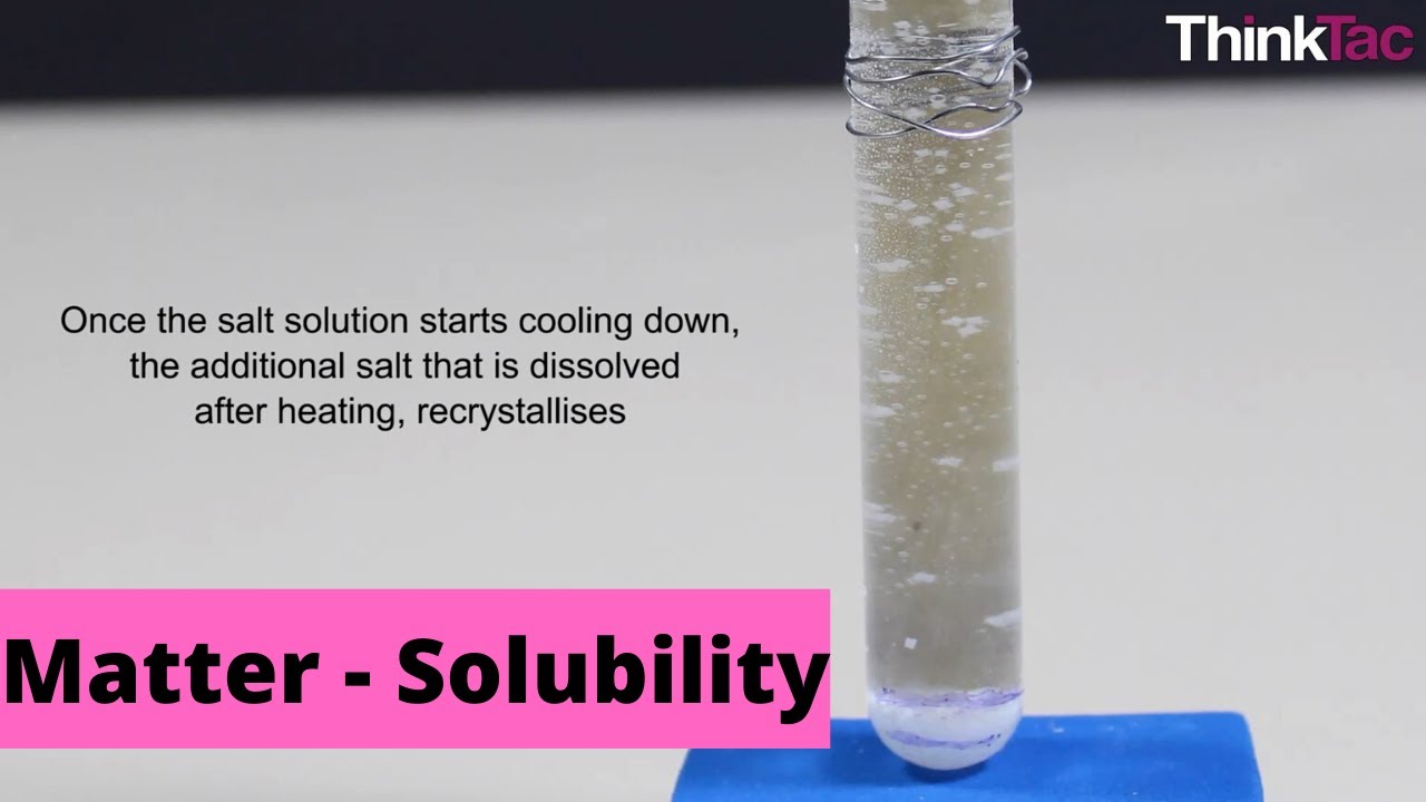 Matter - Solubility | ThinkTac - YouTube