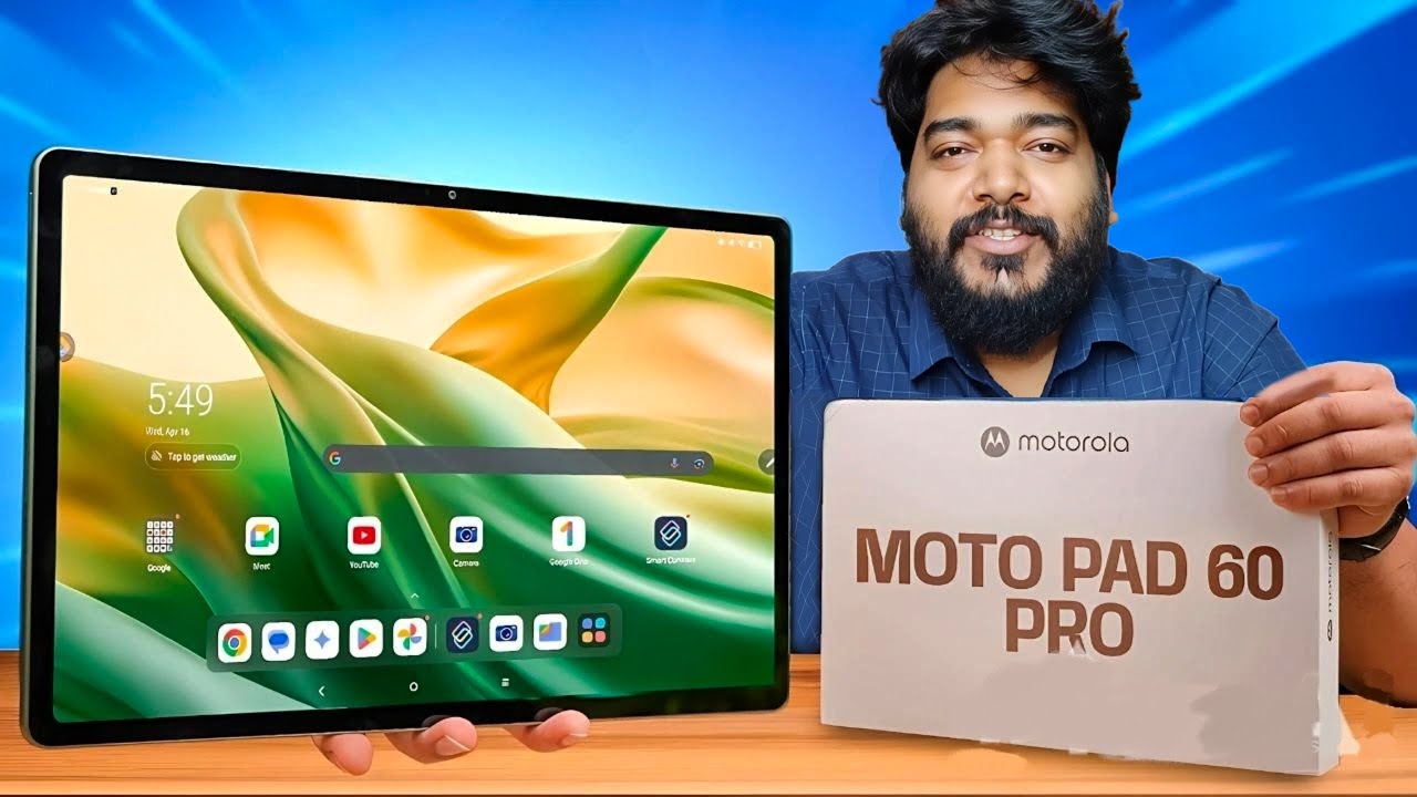 Moto Pad 60 Pro | 12+256 GB | Best Tablet under 25000 - YouTube
