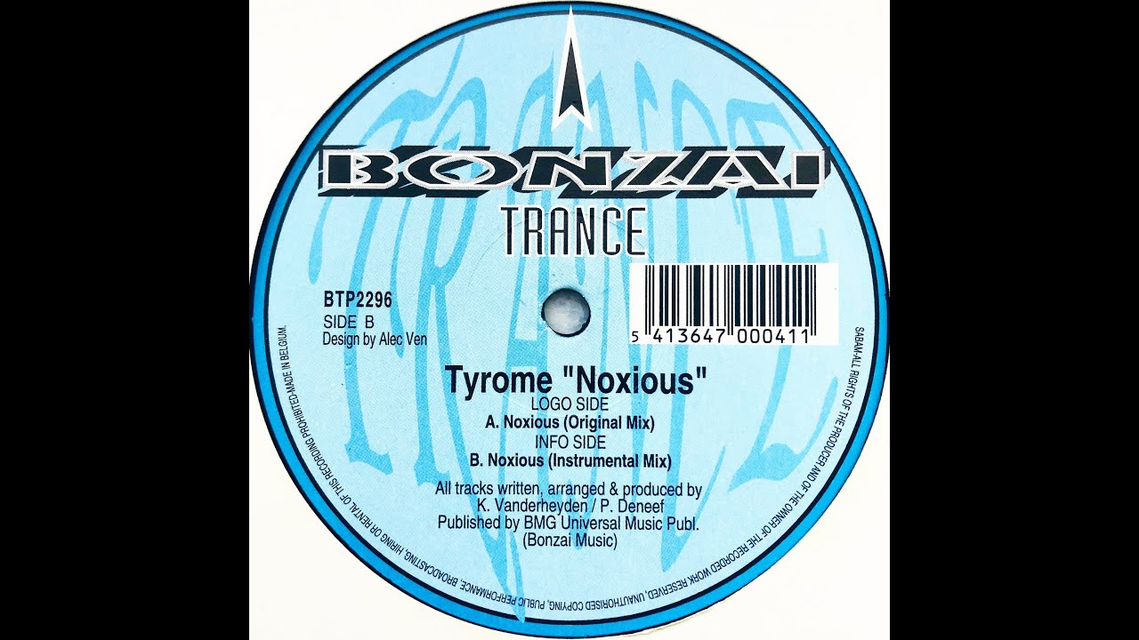 Tyrome • Noxious (Original Mix) (1996) - YouTube