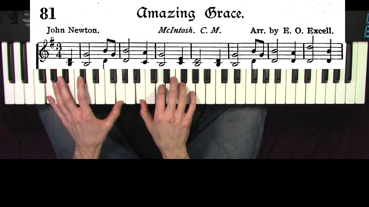 Amazing Grace (traditional arrangement) on FM Organ - YouTube