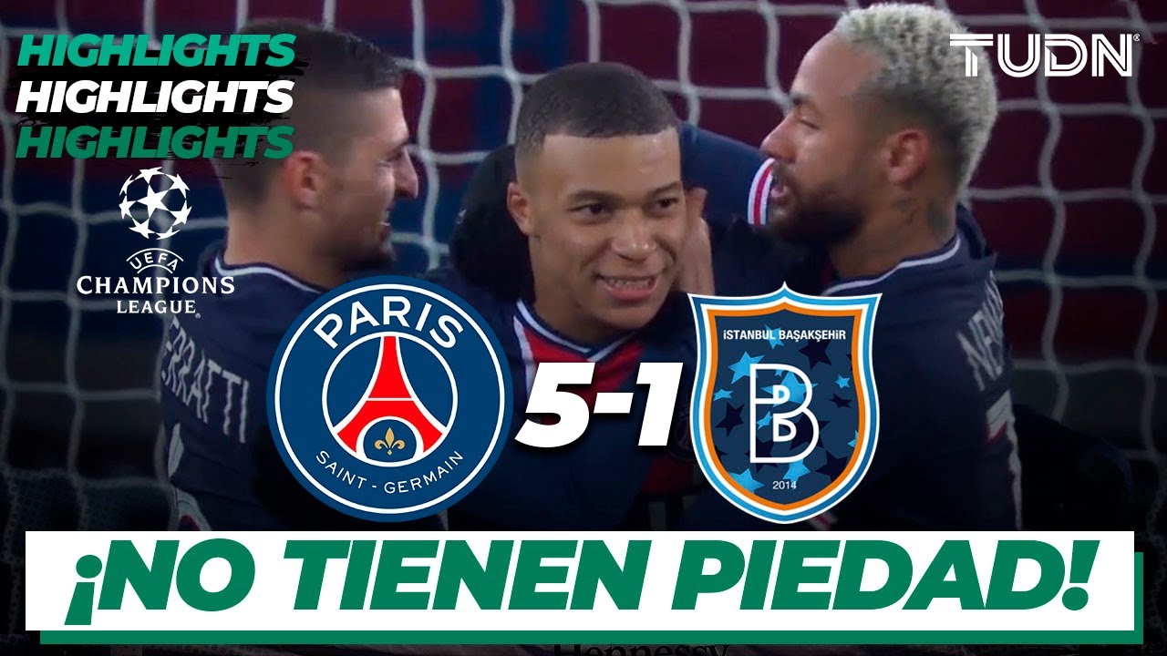 Highlights | PSG 5-1 Istanbul | Champions League 2020/21-J6 | TUDN ...