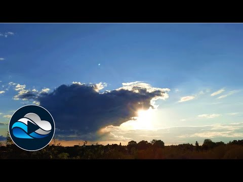 Beautiful early autumn twilight time lapse, Relax in Nature with Cloud ...