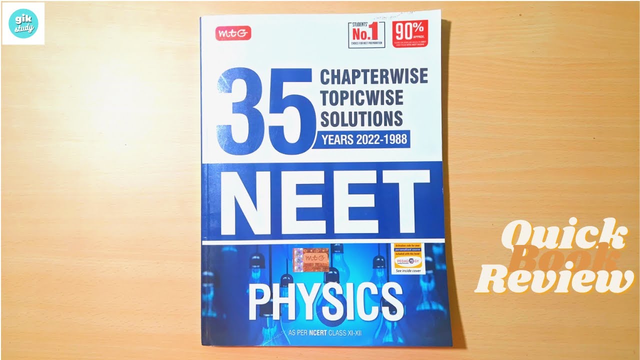 MTG 35 Years NEET PYQ Book Physics #bookreview #mtg #neet # ...