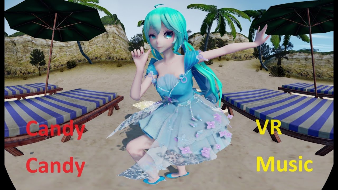 MMD VR180 [Candy Candy] Miku - YouTube