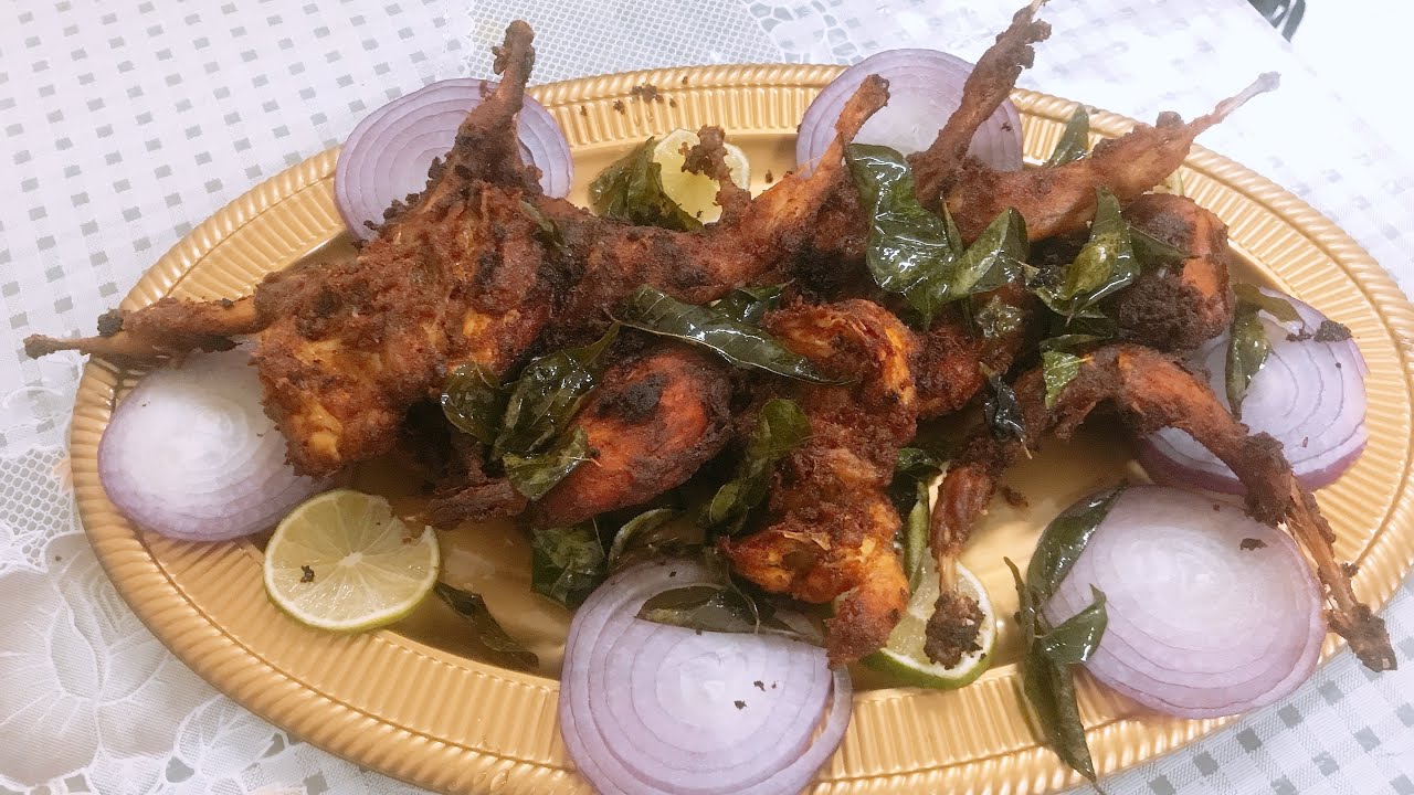 Tasty quail fry recipe/kerala kaada fry/Quail fry in Malayalam/crispy ...