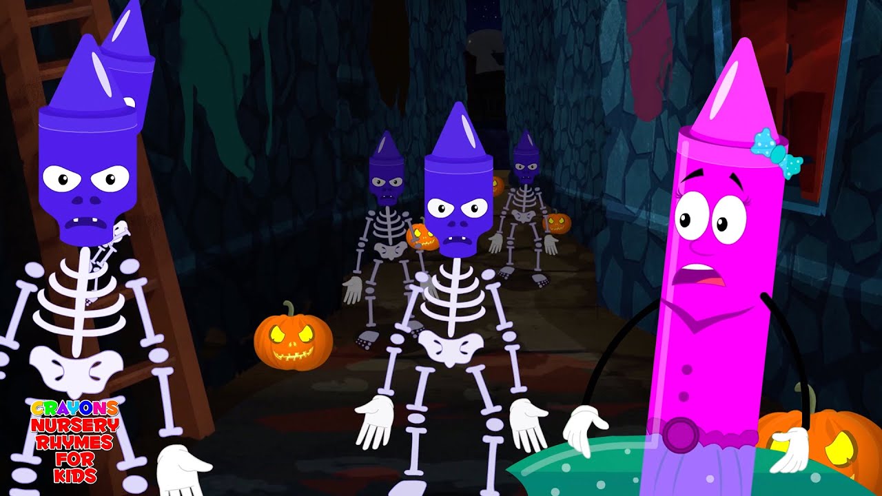 There's A Scary Pumpkin Halloween Song for Kids by Crayons - YouTube