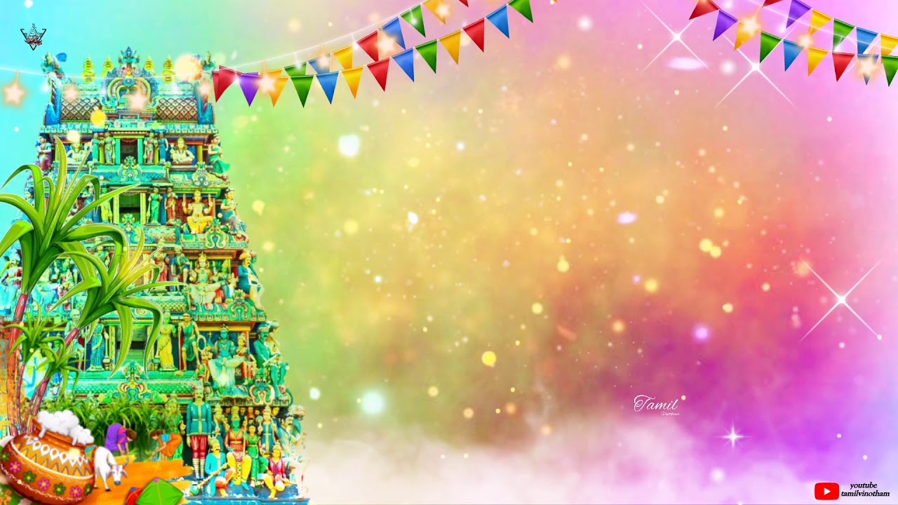 Thai Pongal thiruvizha vaazhthu background video part 518 tamil ...