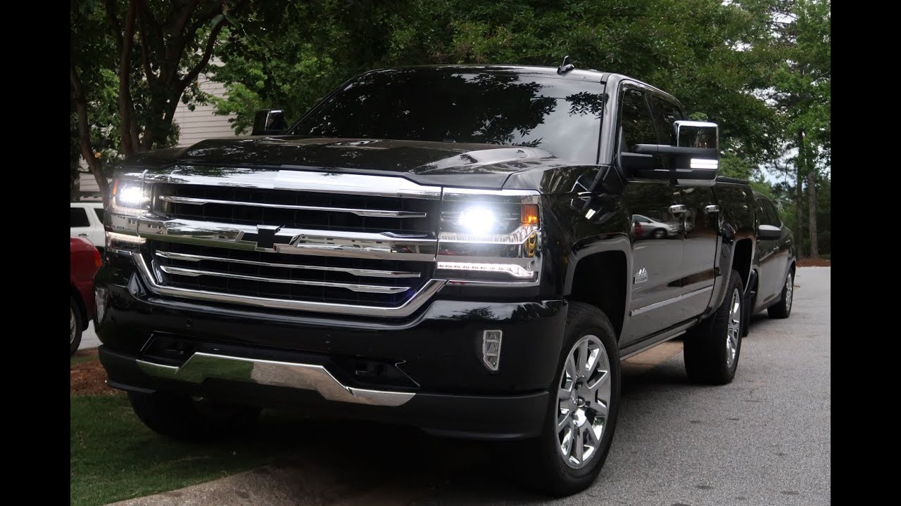 The Drop Off!! 2017 Chevy Silverado High Country 6.2L Lifted 26x14 ...