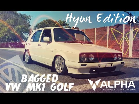 Bagged VW MK1 Golf - YouTube
