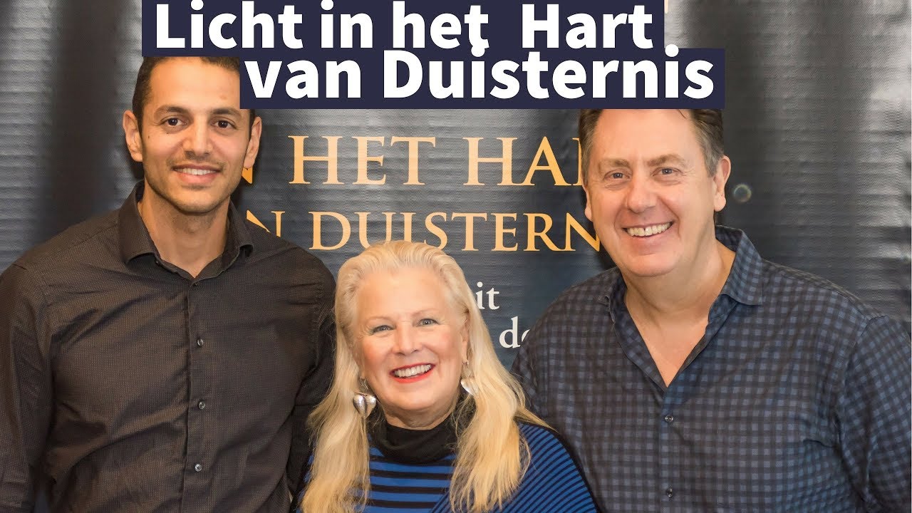 Brandon Bays, Kevin Billett and Edith Hagenaar with 'Licht in het Hart ...