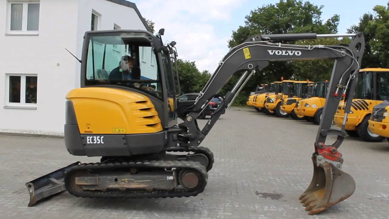 Volvo EC 35 C, 2012, 800 h #5239 - YouTube