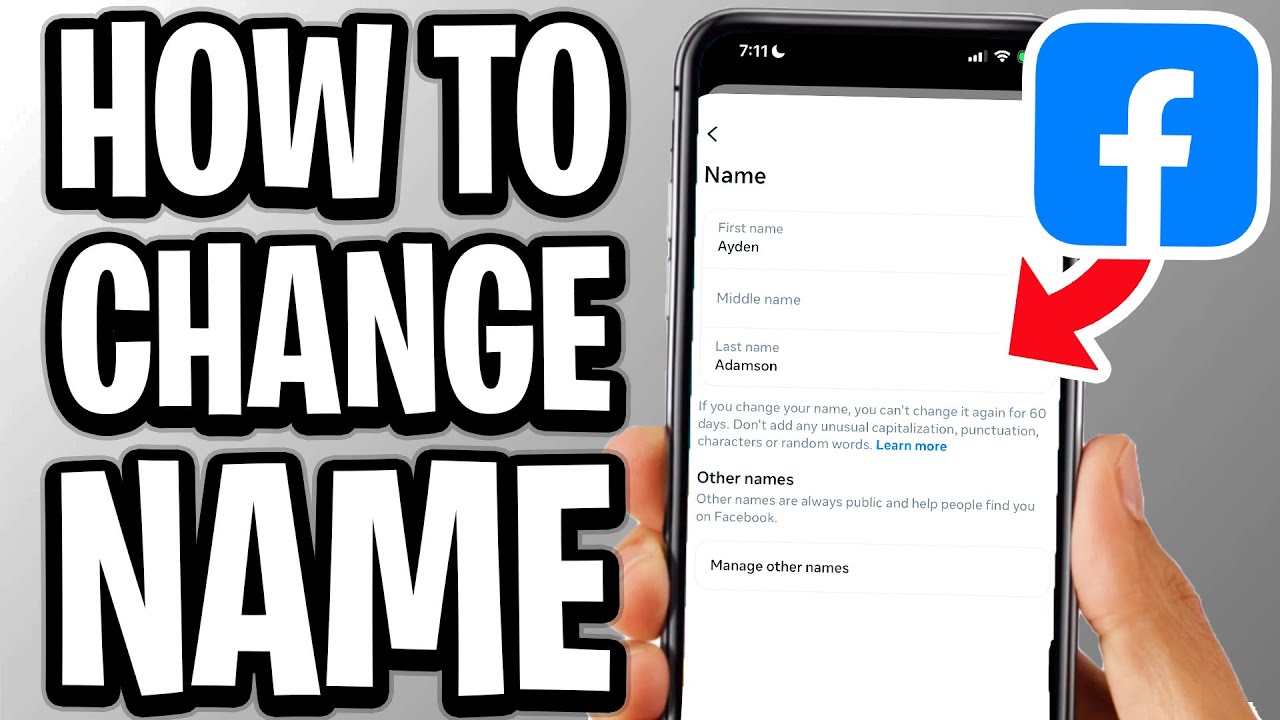 How To FB Name Change - Full Guide - YouTube