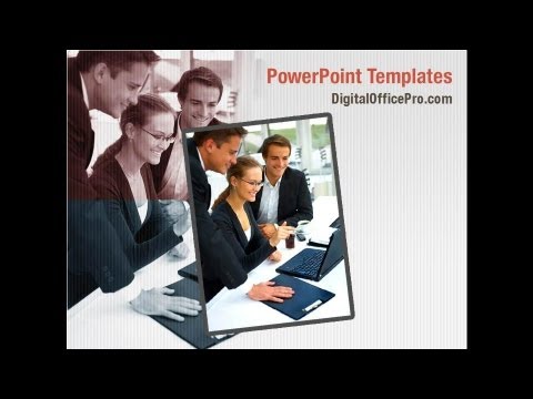 Group Work PowerPoint Template Backgrounds - DigitalOfficePro #00074 ...