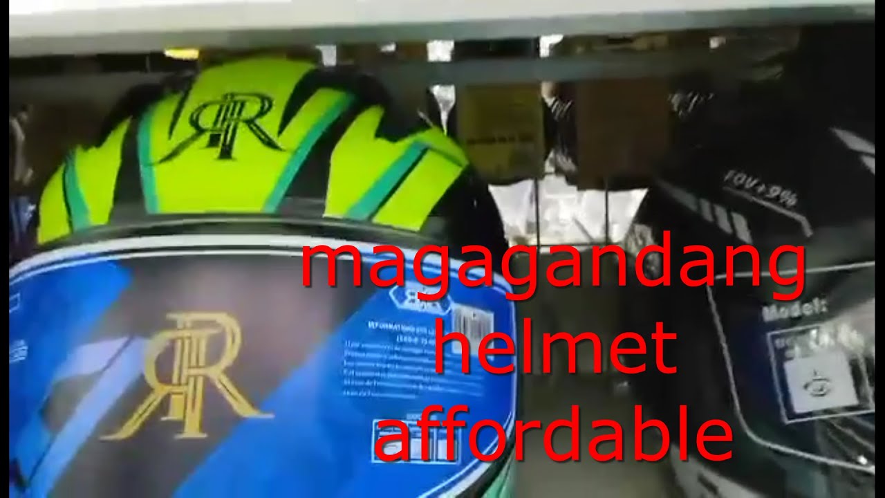 Magkano nga ba ang presyo ng isang helmet ng motor..?alamin - YouTube