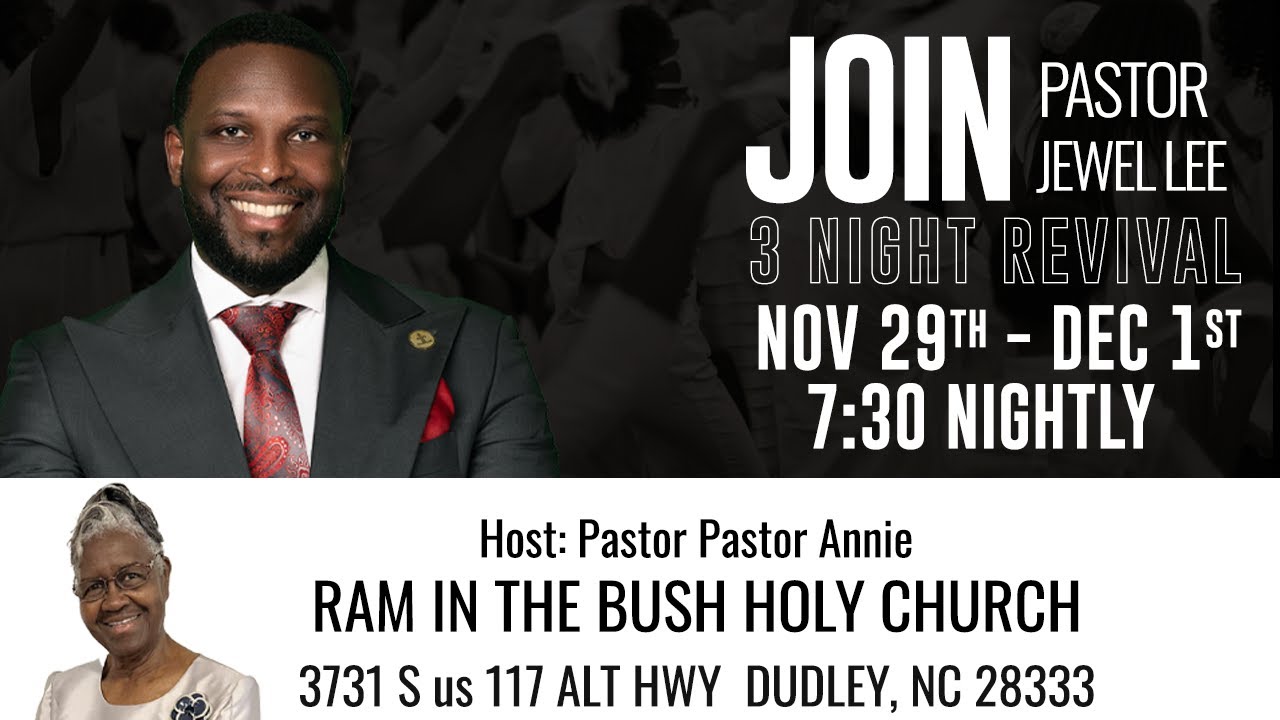 Revival At Ram In The Bush Holiness Church | Night 2 | Join Us December ...