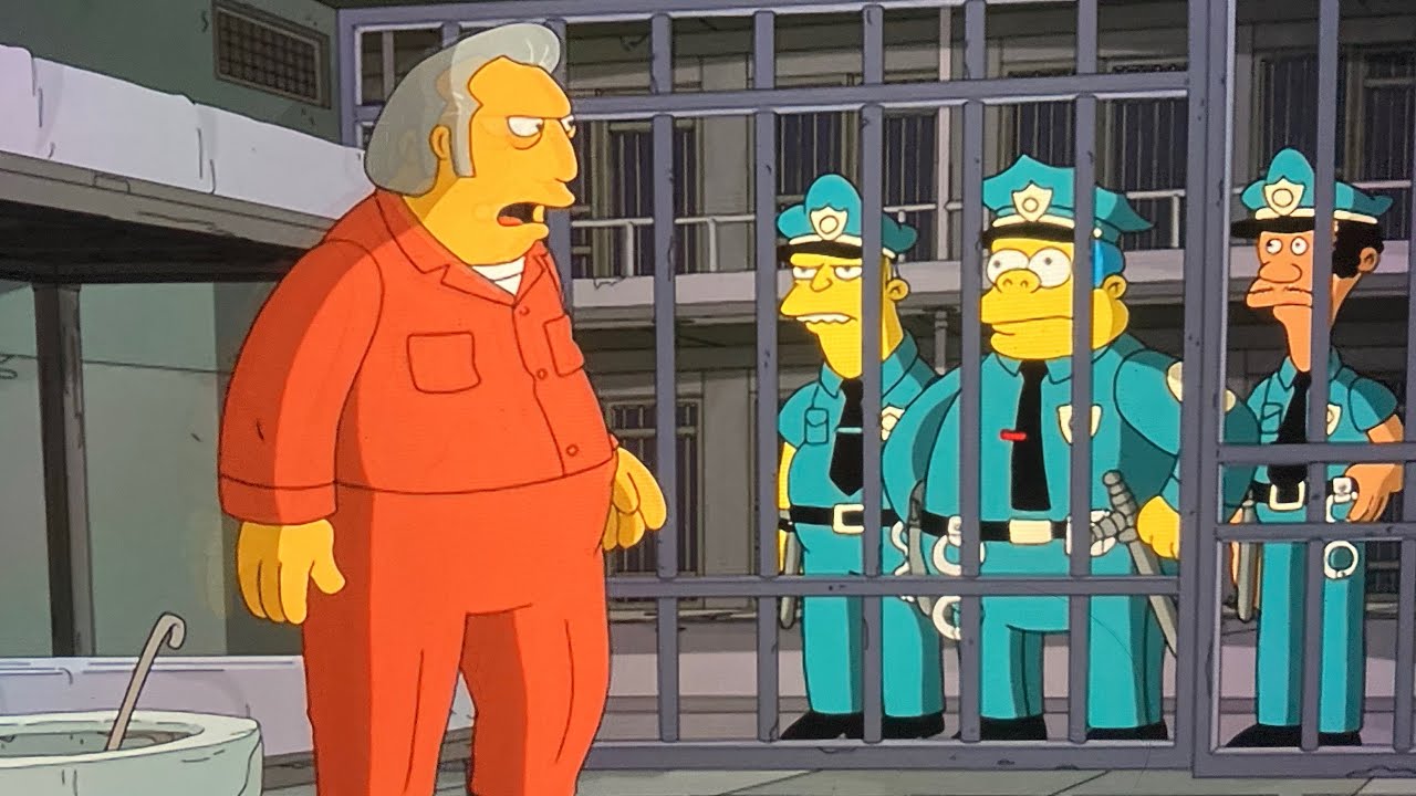 The Simpsons Season 31 The Fat Blue Line Review - YouTube