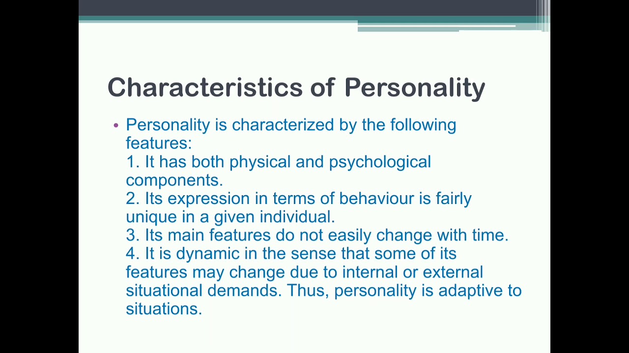 Class 12 Ch 2 Part 3 Self And Personality Trait Approach class-12-ch-2-part-3-self-and-personality-trait-approach