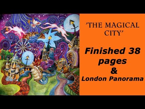 The Magical city - 38 finished pages & Colouring of London / Раскраска ...
