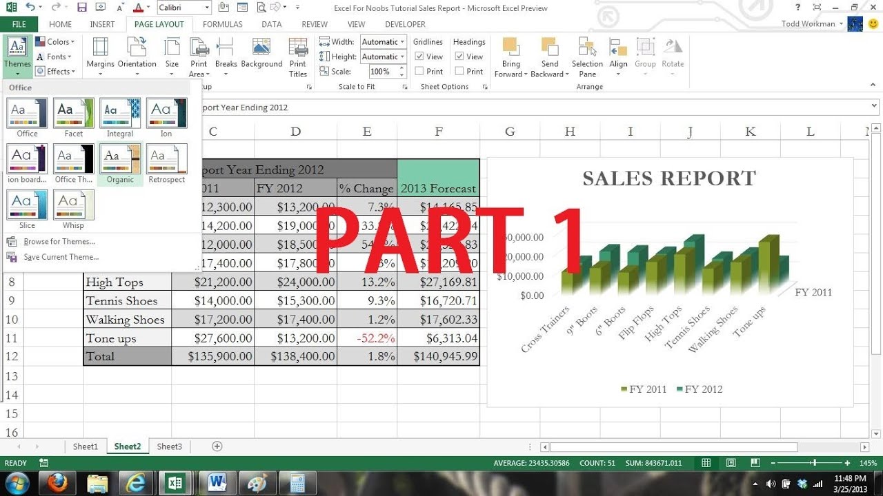 Excel Tutorial for Beginners #1 -How to Use - Formulas Data Entry ...