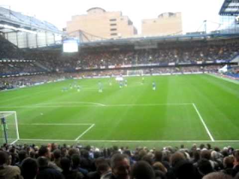 Chelsea fans singing Carefree in Matthew Harding Lower - YouTube
