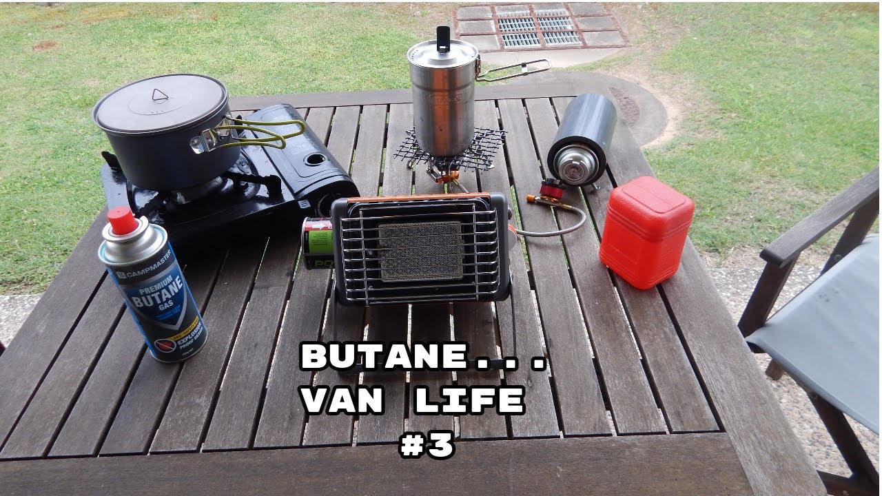 Butane Van Life ⧸ grey nomad video #3 #butane #spaceheater #gascooker ...