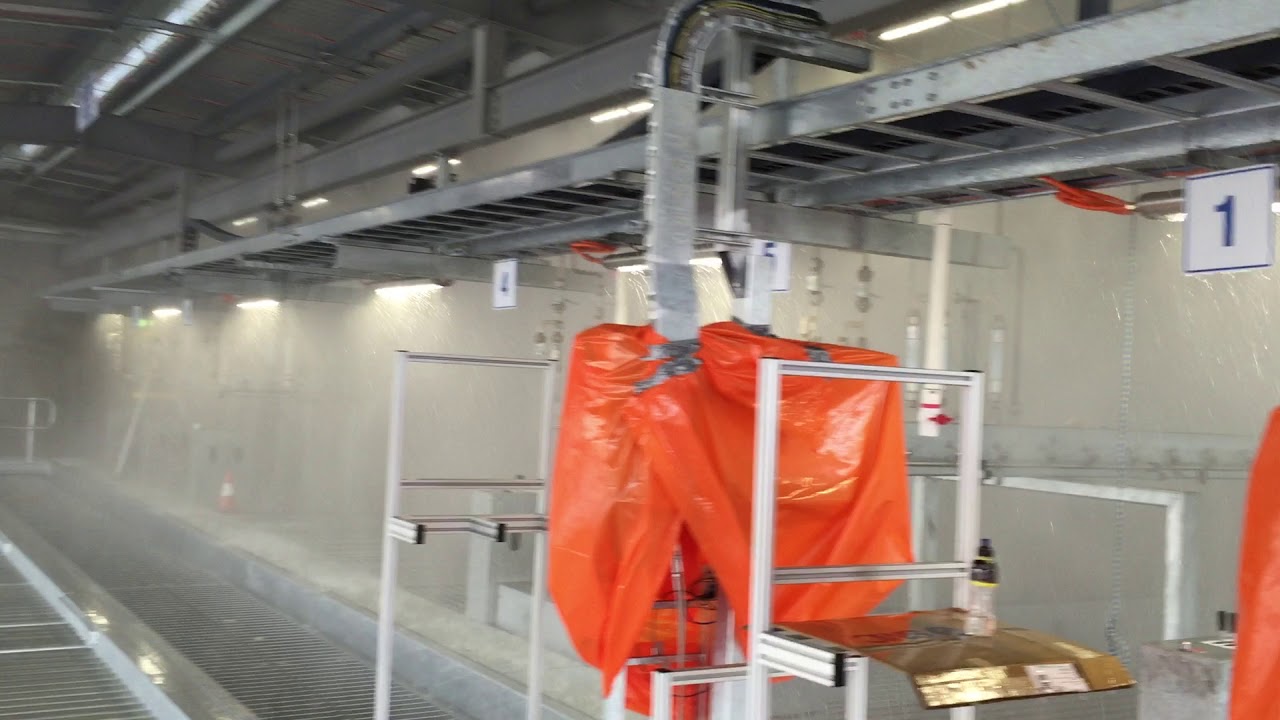 Sprinkler Deluge Test Fire Engineering Design - YouTube