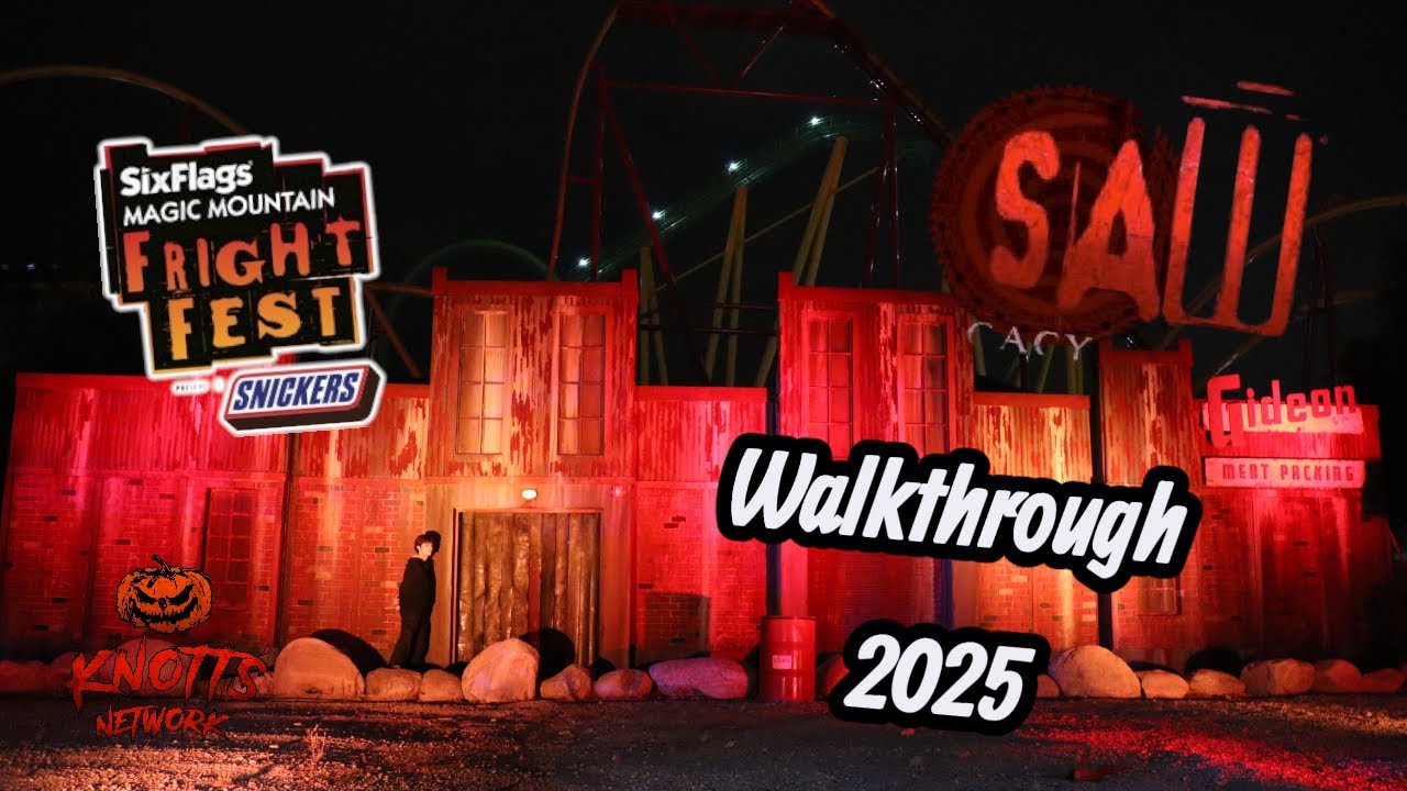 Saw: Legacy of Terror Maze Flow Through Six Flags Magic Mountain Fright ...