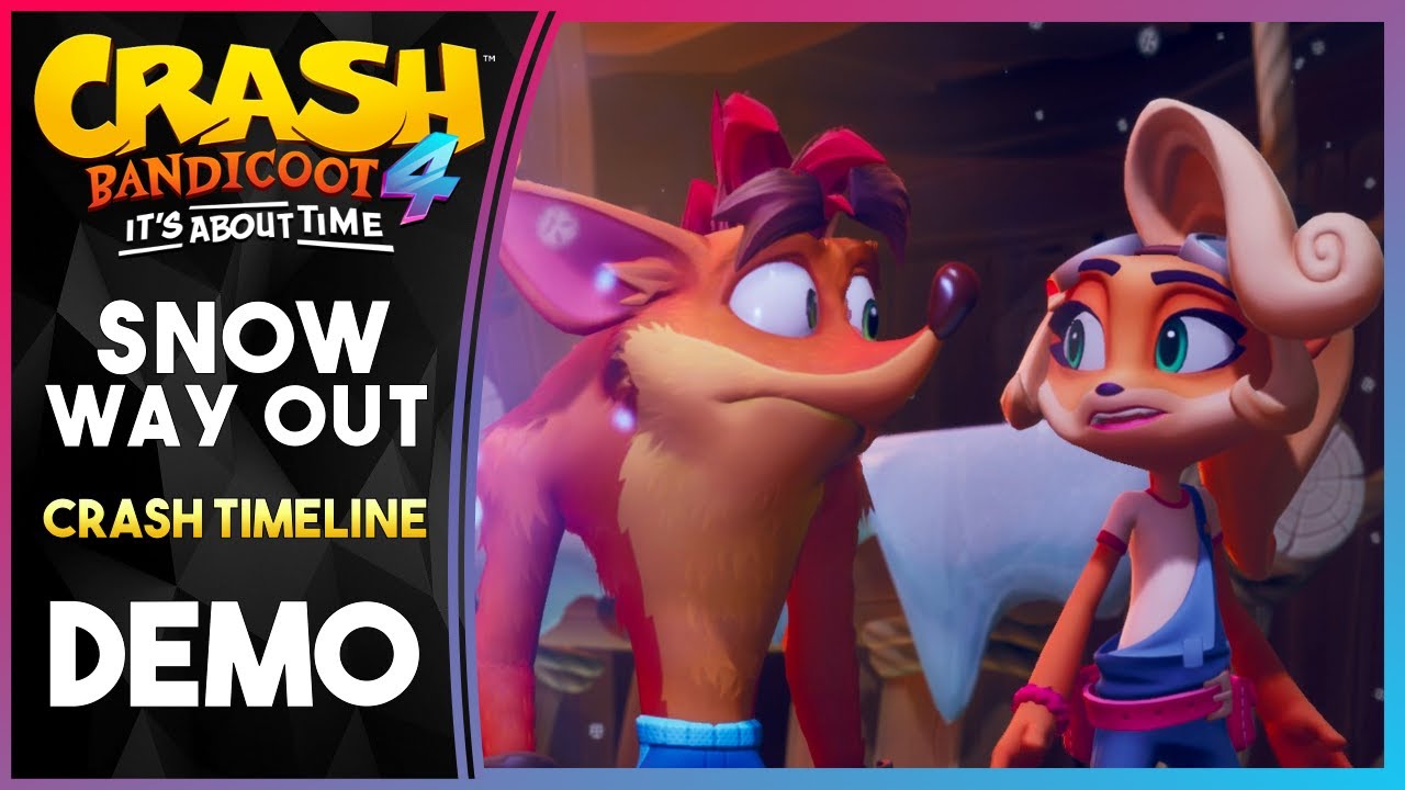 SNOW WAY OUT! GAMEPLAY - Crash Bandicoot 4: It's About Time 100% ...
