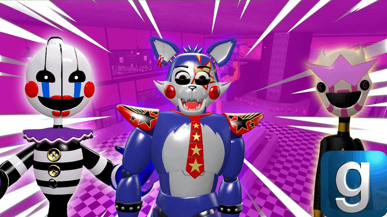 Gmod FNAF | Reviewing the brand new fnac glamrocks - YouTube