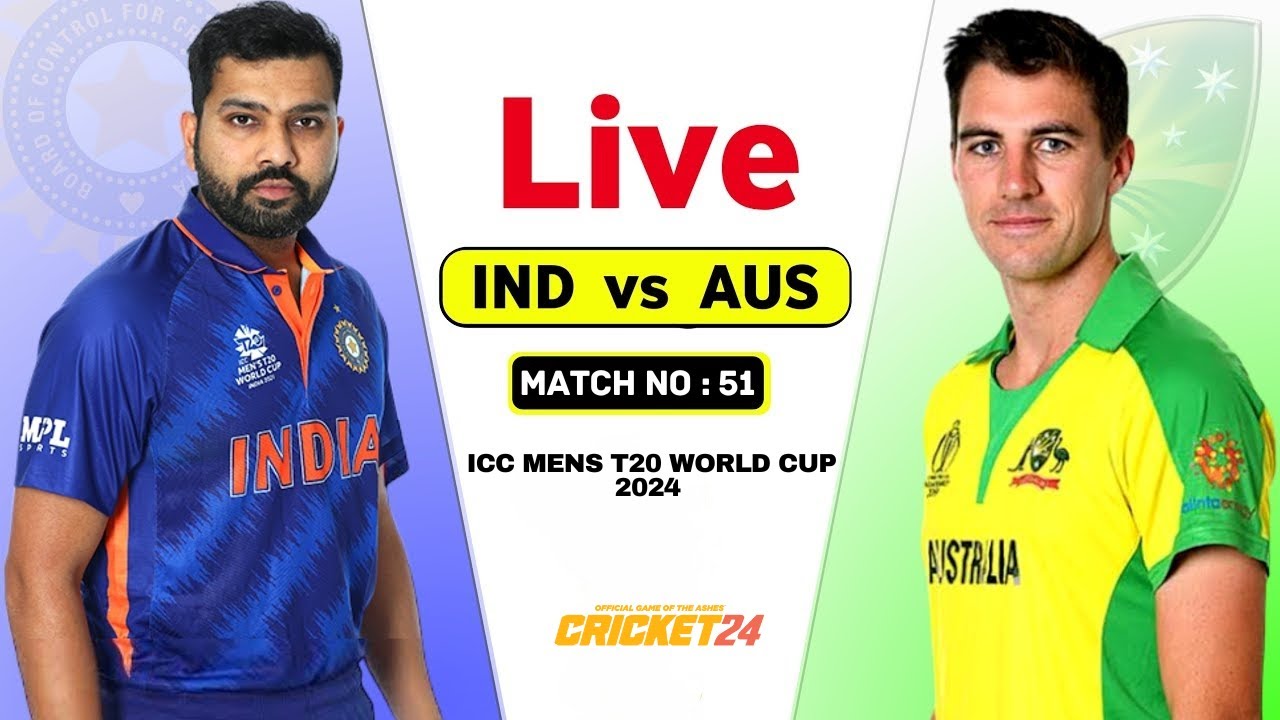 India vs Australia Live | ind vs Aus | Match No : 51 | T20 World Cup ...
