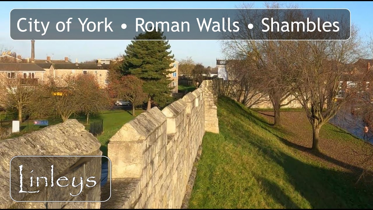 City of York • An exploration • Roman Walls • Shambles • Minster - YouTube