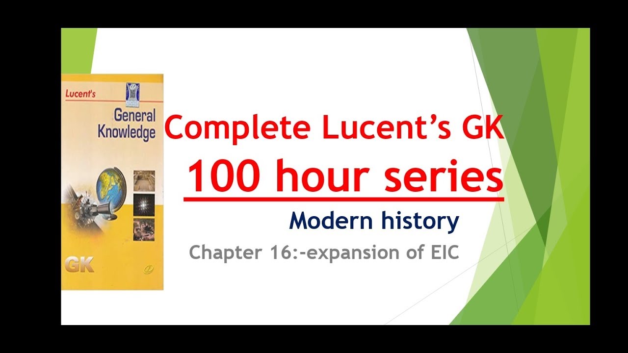 L2|| 100 hour series || lucents GK || modern history || Expension of ...