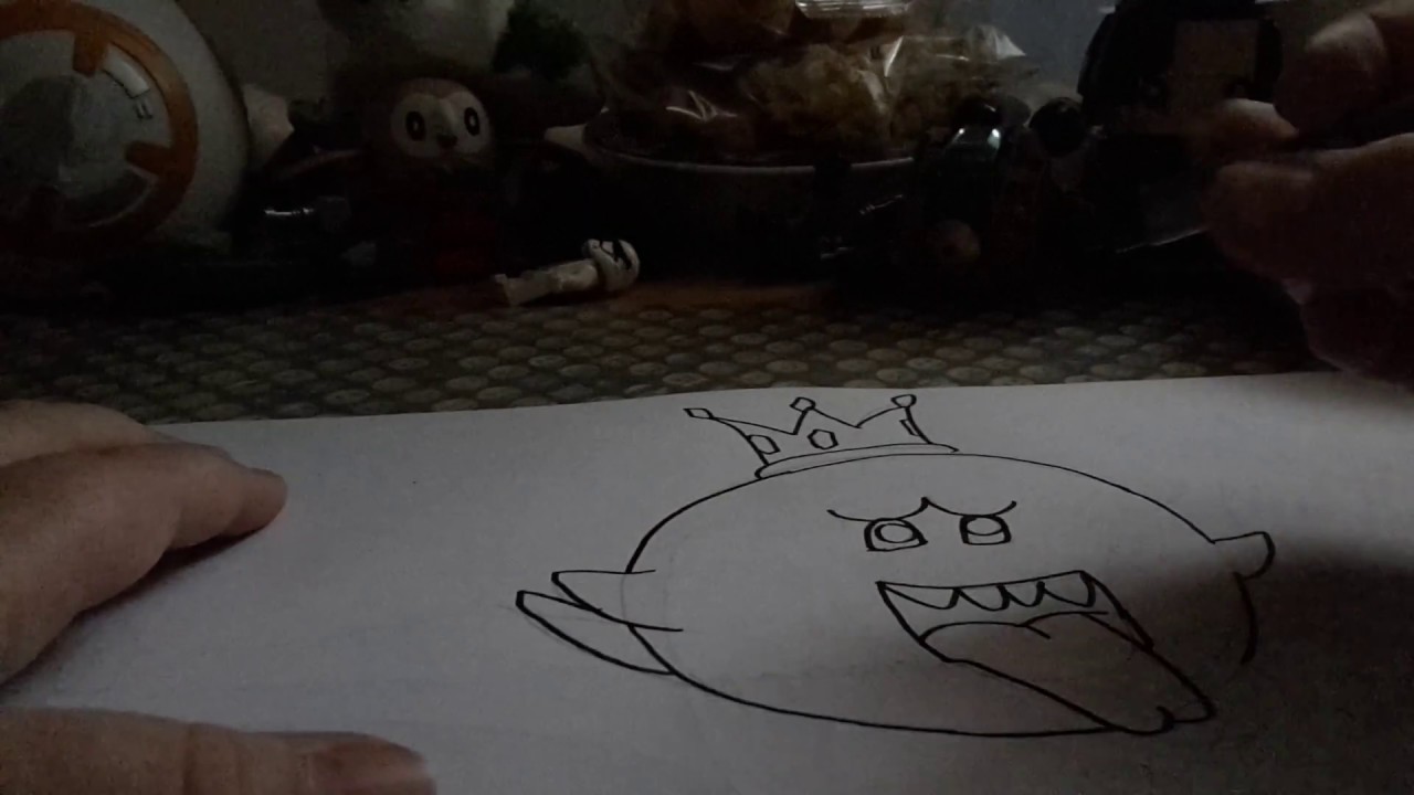 Wie zeichnet man König buh huh? (MARIO ) - YouTube