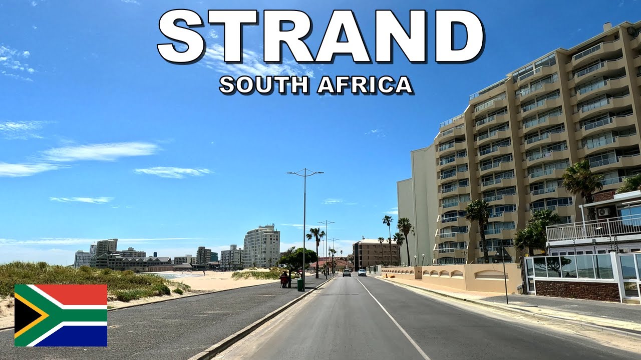 DRIVING along STRAND WATERFRONT in SOUTH AFRICA (FRONT & SIDE VIEWS ...